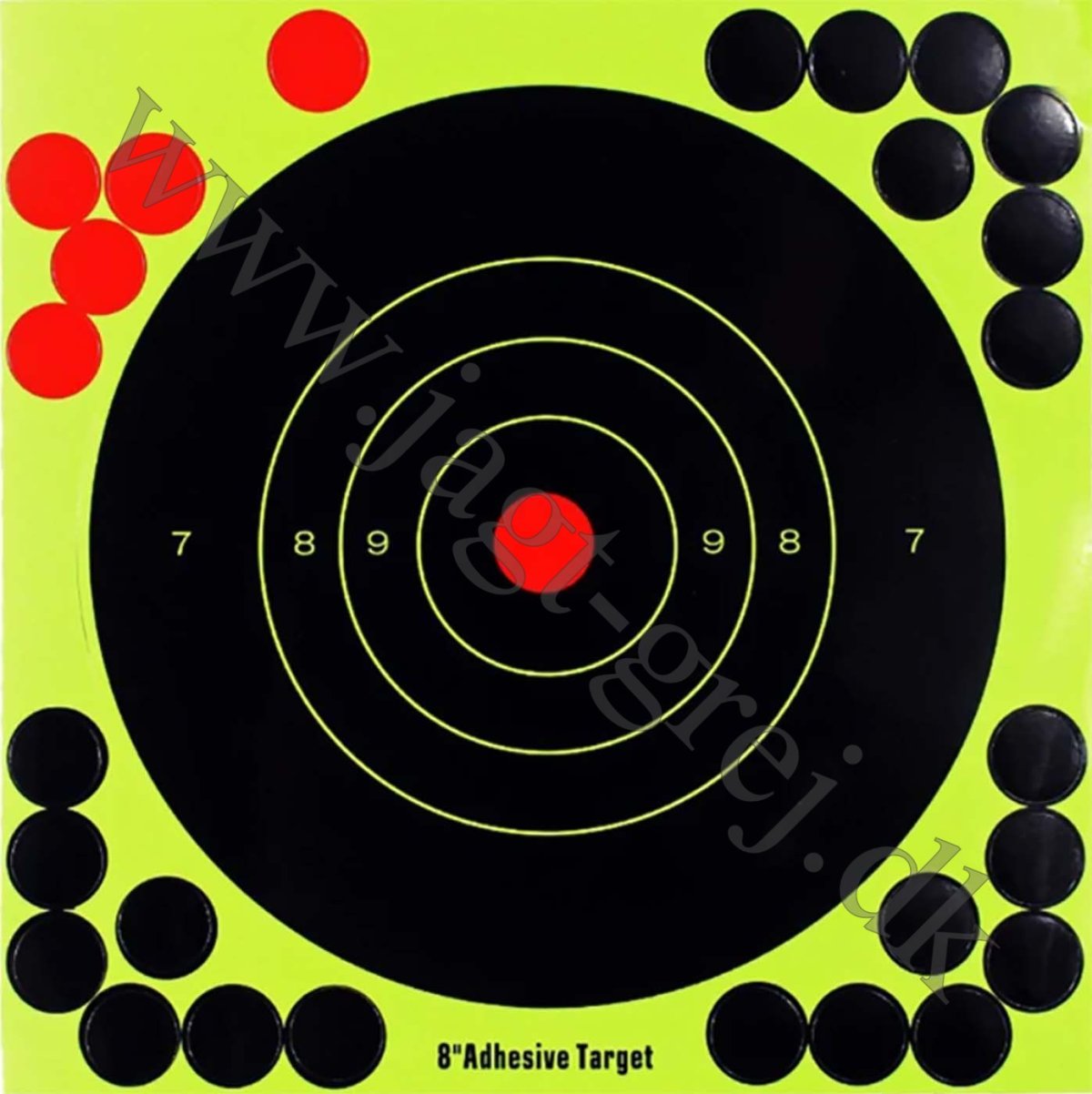 Spot Shot 8" selvklæbende, 10 stk. - Skydeskiver og skydemål - Andersen ...
